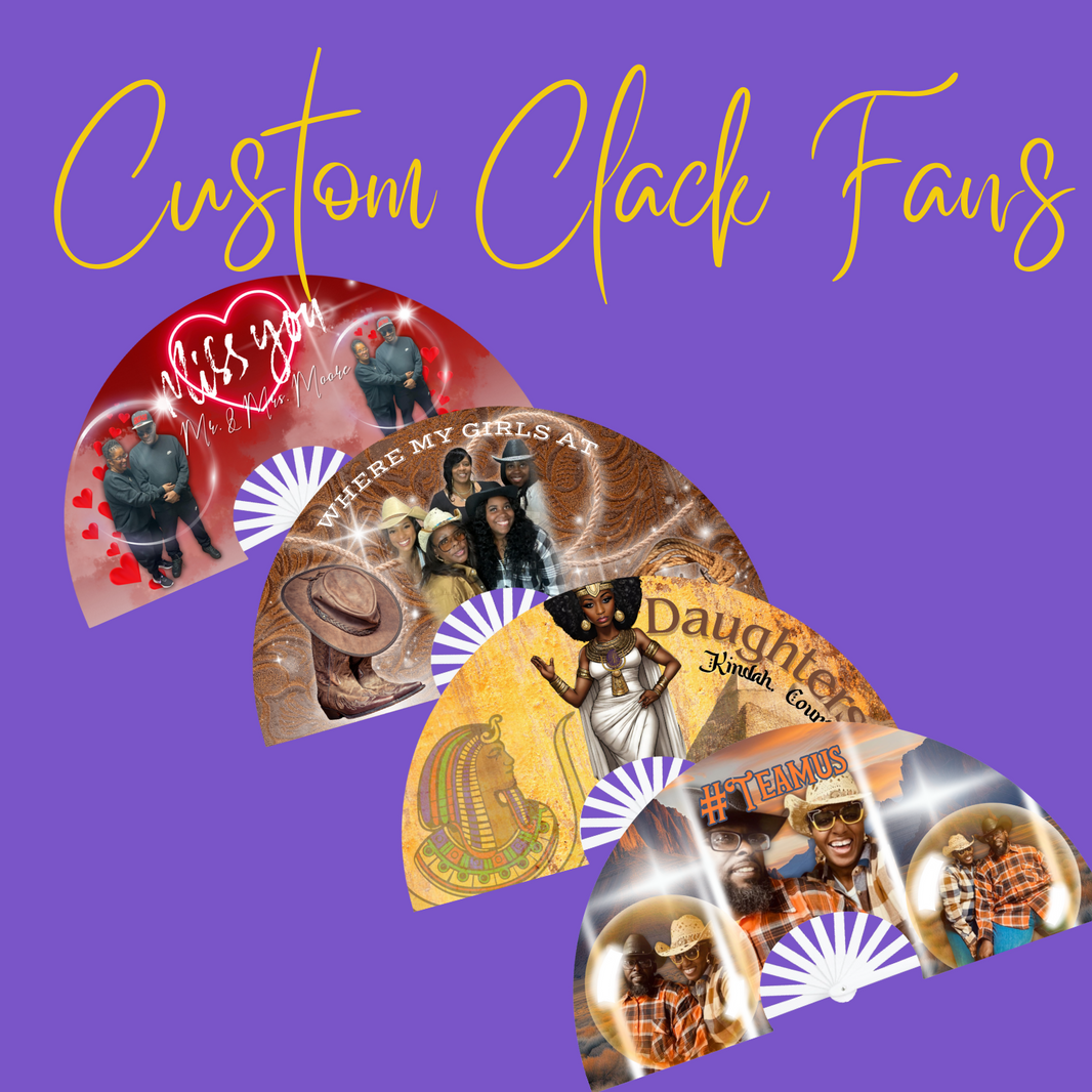 Personalized CLACK FANS – KedasTumblersLLC